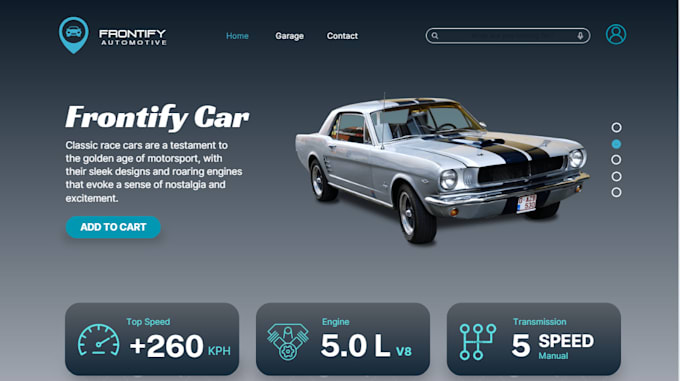 Convert psd, figma to frontend web using html, css and js by Frontify ...