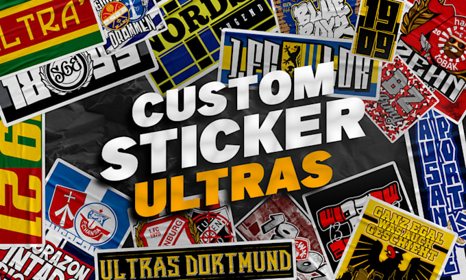 Design stickers for your team or ultras by Sidahmedbkr | Fiverr
