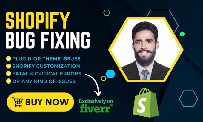 Expertly fix your shopify store, coding, and bugs, customization and redesign by Hassaan_akhtar ...