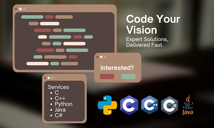 Do Java C Python Cpp Javascript Csharp Coding Development By Codingbyuzair Fiverr