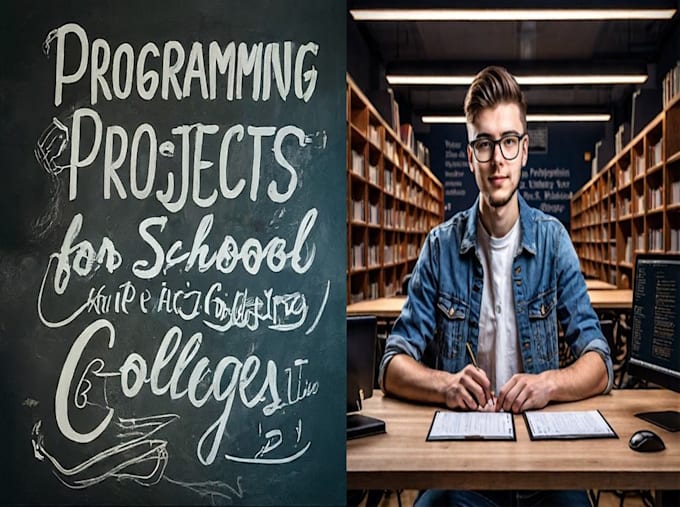 Do programming projects in c, c plus and python for schools and ...