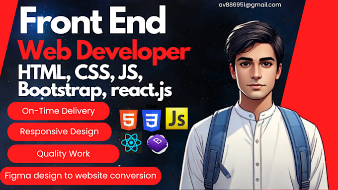 Front end web developer from india by Aman_vermao | Fiverr