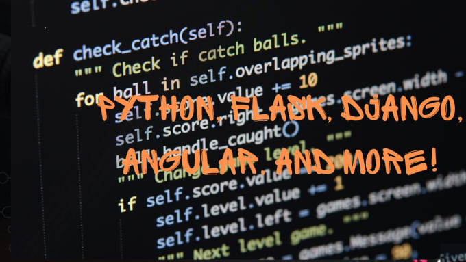 Write Or Fix Your Python Flask Django Angular And Any Framework Code By Rjansen Fiverr