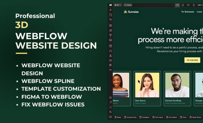 Webflow website design and redesign webflow spline 3d figma to webflow ... Webflow website design and redesign webflow spline 3d figma to webflow ...