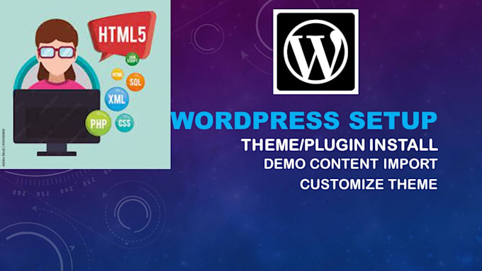 Install wordpress and setup theme with demo installation by Novasuperplus | Fiverr