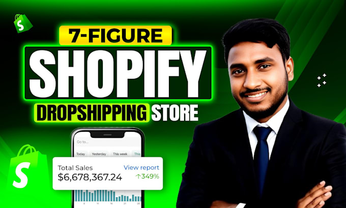 Build automated shopify dropshipping store or shopify website by Shahid_alipro | Fiverr