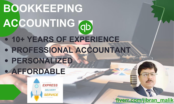 Manage your bookkeeping monthly using quickbooks online by Jibran_malik | Fiverr