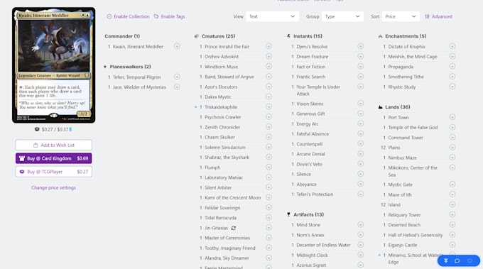 Design your commander deck by Ves_jones | Fiverr