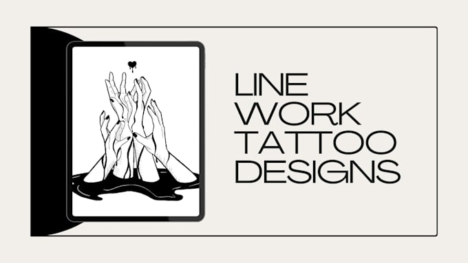 Design and draw your linework tattoo by Noe_toroczkai | Fiverr