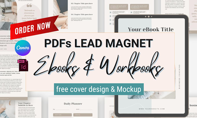 Do ebooks, workbooks and pdf lead magnet designs by Ayesha_pdfs | Fiverr