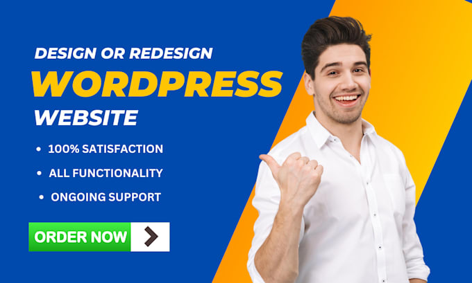 Build responsive wordpress landing page design, elementor landing page by Design_by_viper | Fiverr