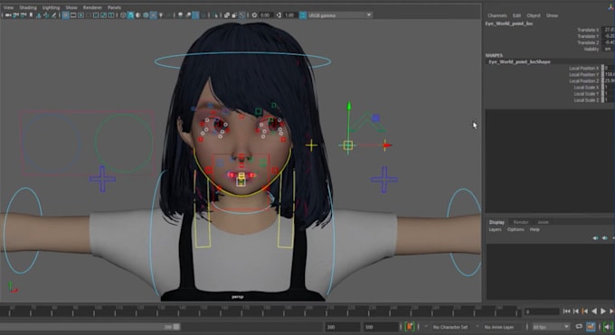 3d rigger, blender 3d model, maya rig, blendshapes, arkti facial ...