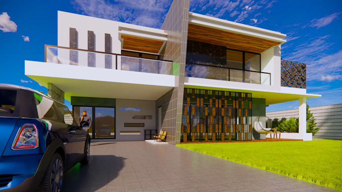 Rendering, render , modeling ,sketchup ,autocad, layout by Andirahul | Fiverr