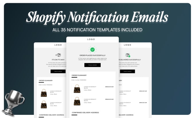 Create custom shopify notification email template design by ... Create custom shopify notification email template design by ...