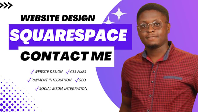 Design, redesign your wordpress squarespace website store redesign code fix by Designn_vibes ...