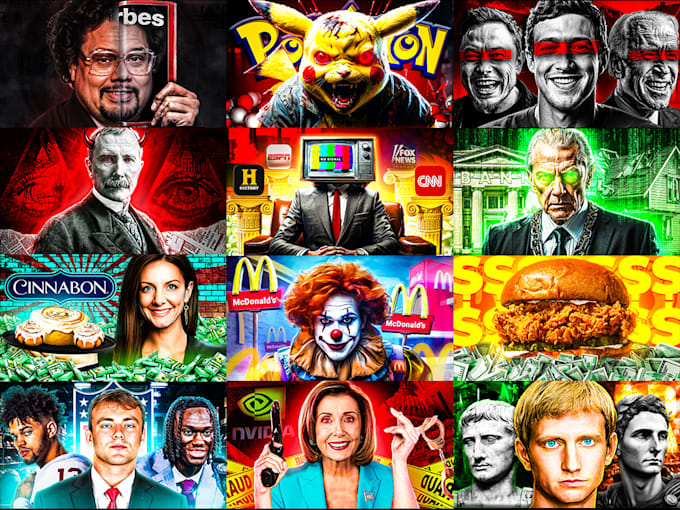 Make documentary thumbnail like magnates media by Tevonastic | Fiverr