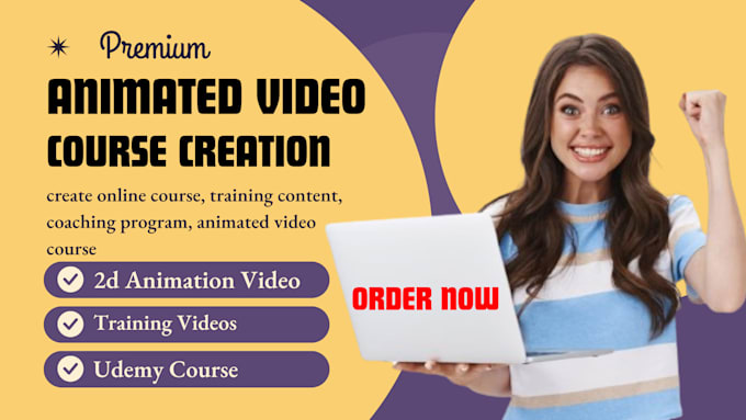 Create online course, finance, crypto, forex course, animated video ...