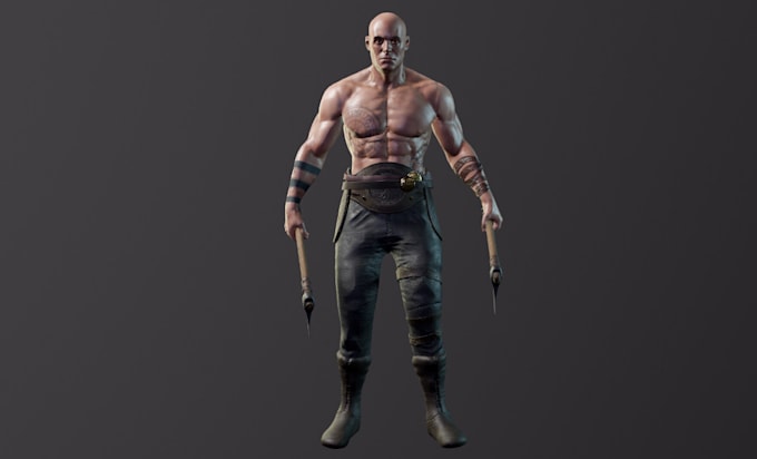 Stylized 3d model, complex 3d game character arkit, prefab skin, nfts ...