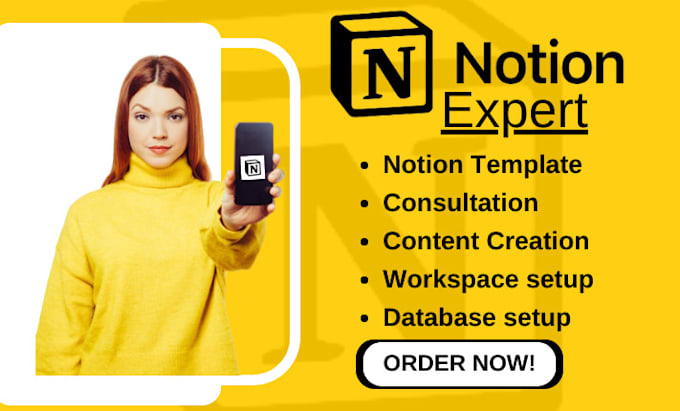 Create Notion Templates Setup Workspaces Expert Consultations By