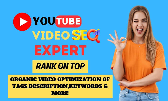 Optimize youtube video seo for top ranking and channel growth by Minarani24 | Fiverr