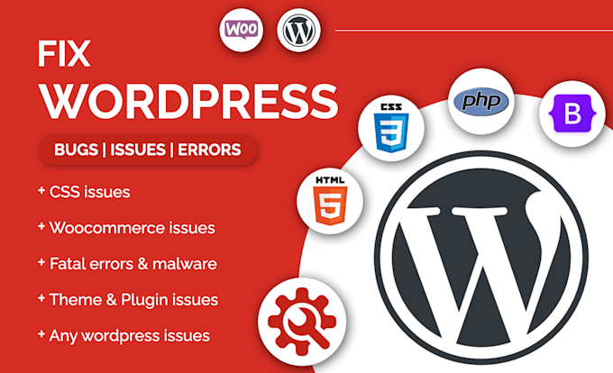 Fix wordpress errors, issues, bugs and customization by Nacseng | Fiverr Fix wordpress errors, issues, bugs and customization by Nacseng | Fiverr