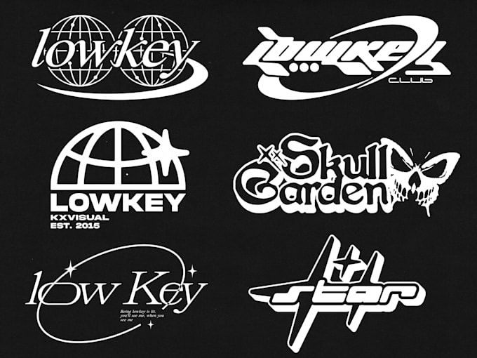 Design Y2k Style Streetwear Logo Brand By Kxvisual Fiverr