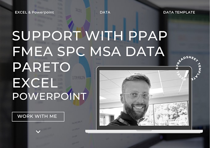 Support with ppap fmea spc msa data pareto excel powerpoint by ...