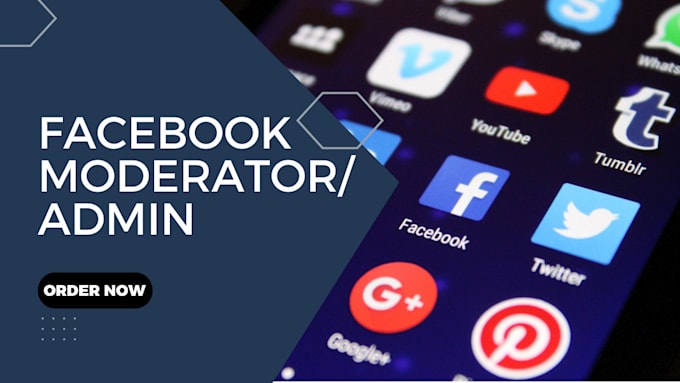 Be your facebook group admin or moderator by Kengba | Fiverr