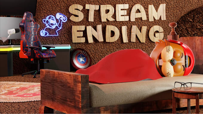 Make 3d animated starting soon screens for twitch and more by ...