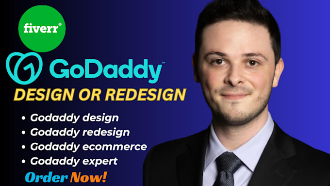 Create godaddy website with go daddy wordpress by Henry_bras | Fiverr