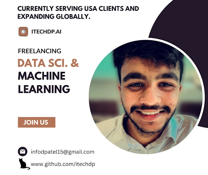 Do machine learning and data science projects by Itechdp | Fiverr