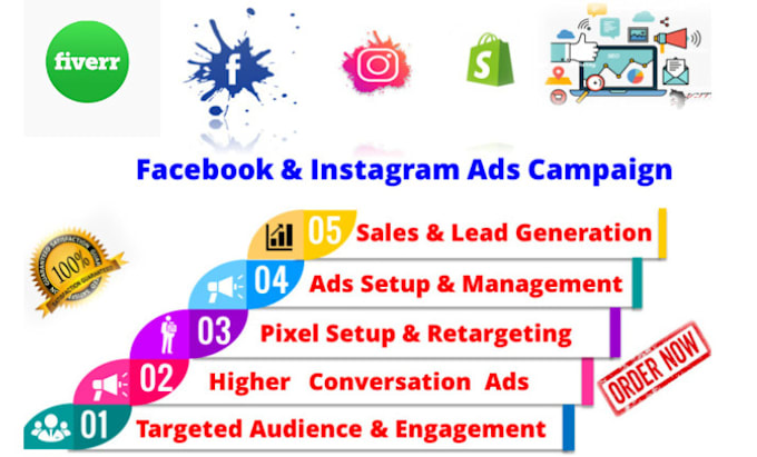 Setup instagram ads campaign, facebook ads, sponsored ads, meta ads ...