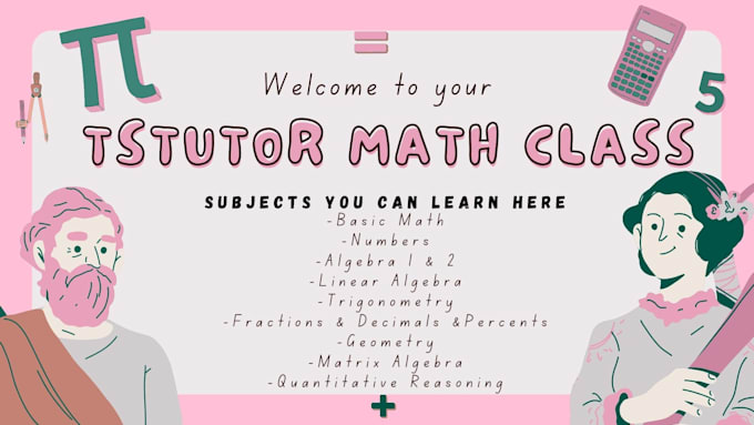 Teach maths from level1 to level5 by Tstutor | Fiverr