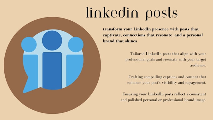 Create linkedin posts for your business by Mohrerg | Fiverr