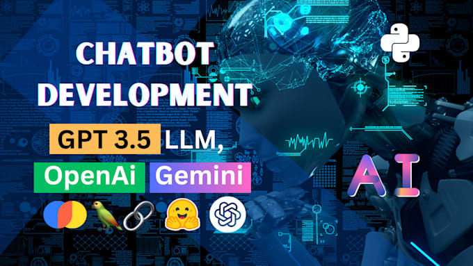 Chatbot Dev Using Open Ai Langchain Llm Gpt Huggingface By Danishbashir913 Fiverr 
