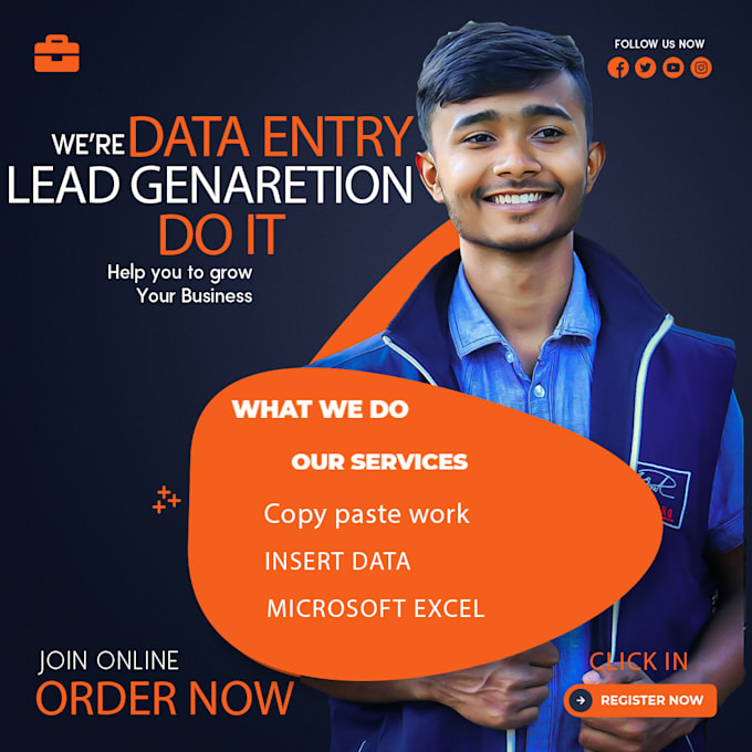 Accurate and timely data entry and lead collection linkedin research ...