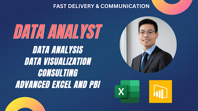 Do data analysis and visualization using excel and power bi by Crackedexcel | Fiverr