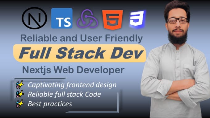 Develop Nextjs Full Stack Website Or Web App With Typescript By Asad1
