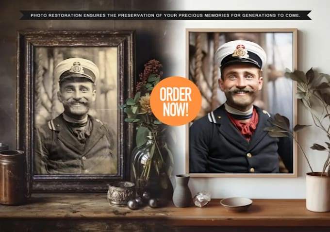 Restore, repair, colorize and retouch your old photos by Jaden_brits ...