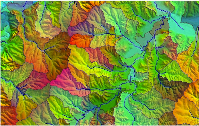 Do watershed delineation, drainage network and hydrology gis models by ...