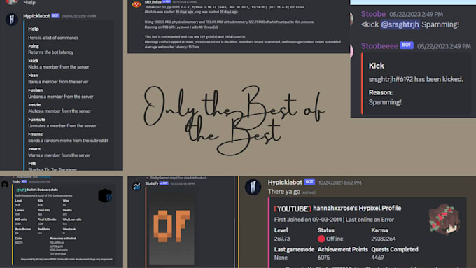 Make you a simple custom discord bot by Joshua_franky | Fiverr