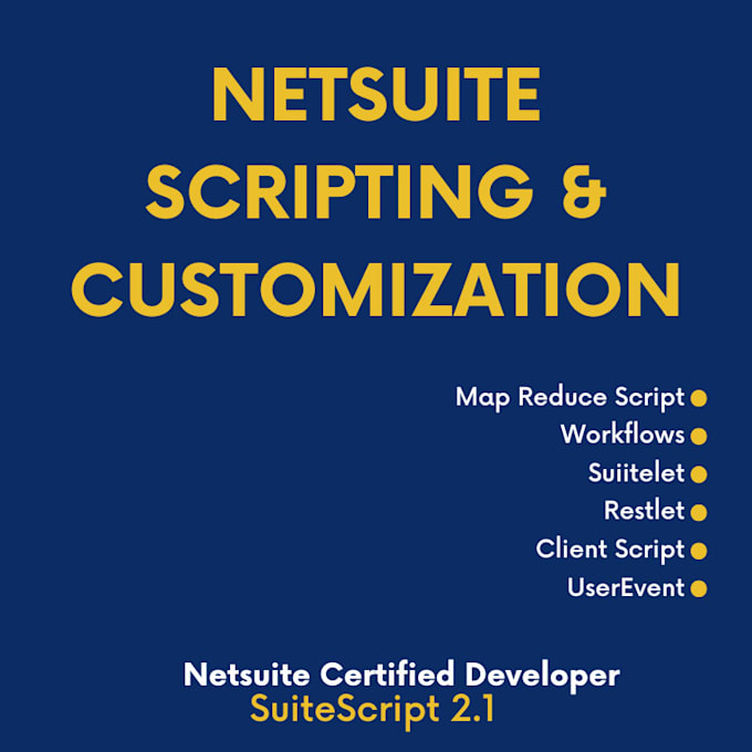 Create A Netsuite Application Using Suitescript By Netsuitedevelop Fiverr