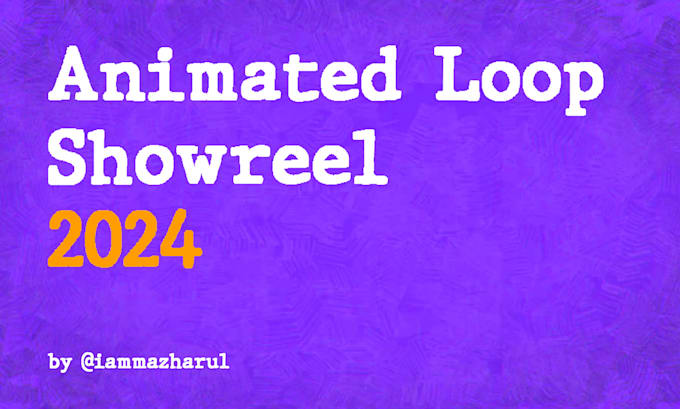 Create a custom music visualizer or seamless animation loops by Iammazharul | Fiverr