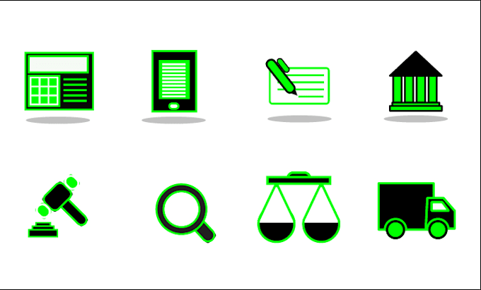 Design custom, svg and vector icons sets by Tahirdesign7 | Fiverr