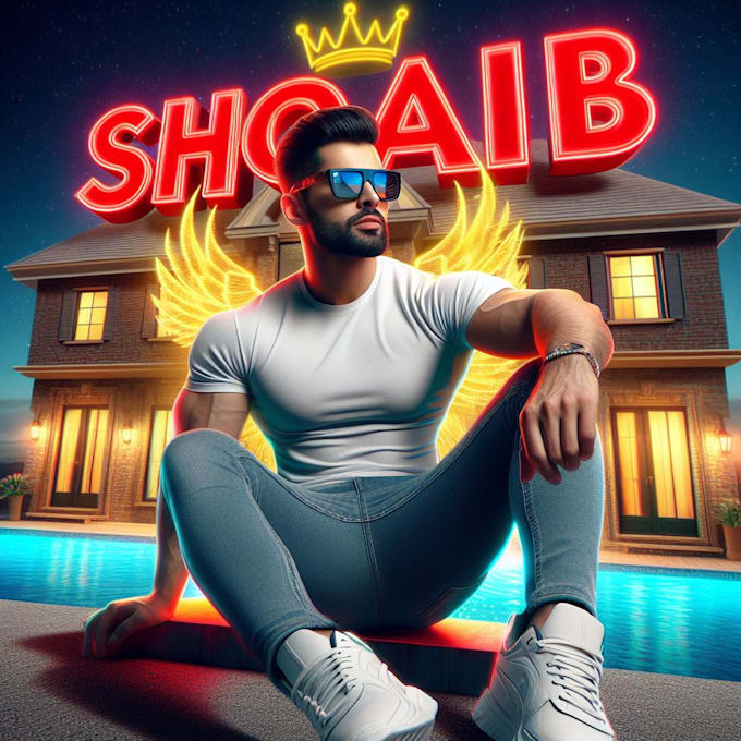 Make 3d cool wallpaper, dp or profile picture whatever pose u want by ...