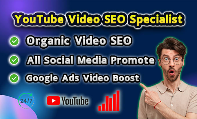 Optimize best youtube video seo for top ranking by Tarekrahman10 | Fiverr