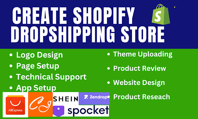Build an automated dropshipping store via shein zendrop spocket syncee by Beautyflora19 | Fiverr