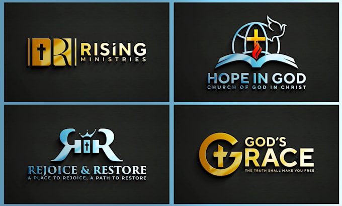 Create a modern and elegant church logo design by Design_base10 | Fiverr
