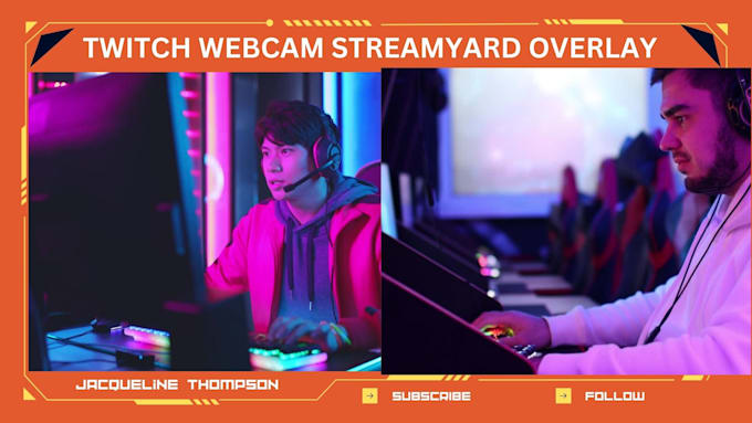 Create streamyard, streamlabs, obs overlay for youtube podcast by ...