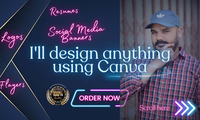 Design graphics using canva by Sharjeel109 | Fiverr